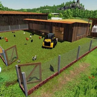 Chicken Barn Large v1.0.0.0 - FS25 / FS22 Mod