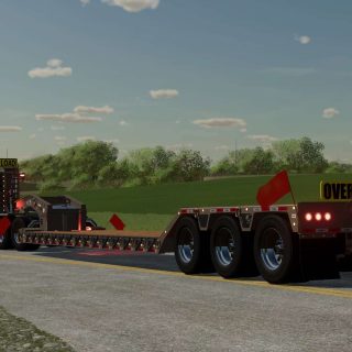 Globe 50 ton Lowboy v1.0.0.0 - FS25 / FS22 Mod