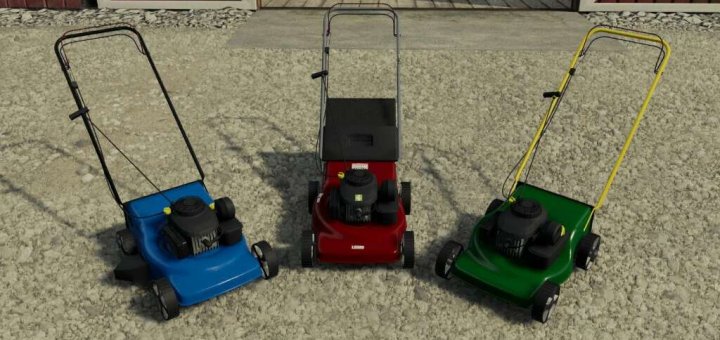 Hand Lawn Mower Mods | FS22 Mods | Farming Simulator 22 Mods