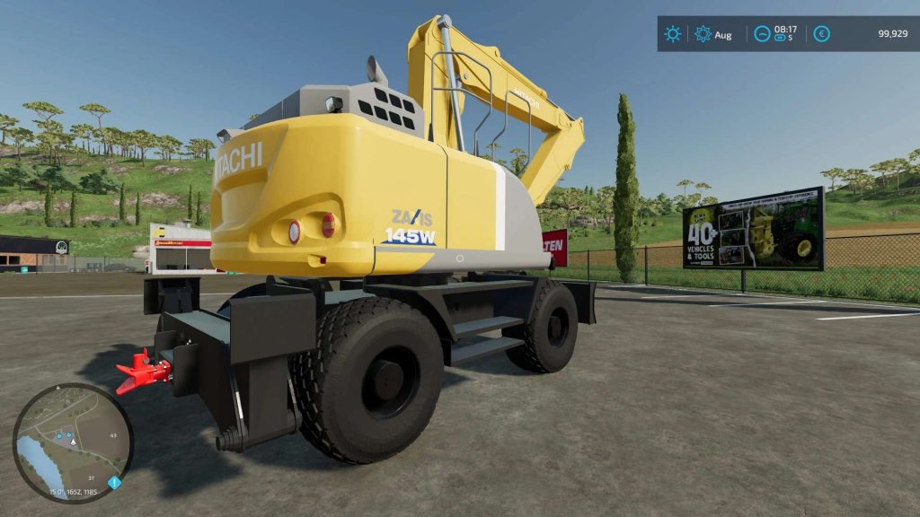 HITACHI 145W v2.0.0.0 - FS25 / FS22 Mod