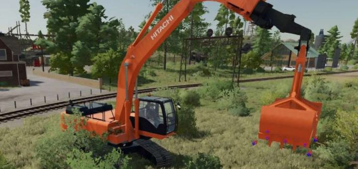 Farming Simulator 22 Forklifts, Excavators mods | FS22 Excavators