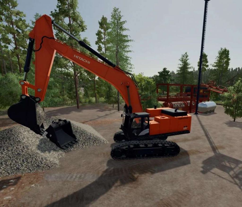 Hitachi 870 v2.0.0.0 - FS25 / FS22 Mod