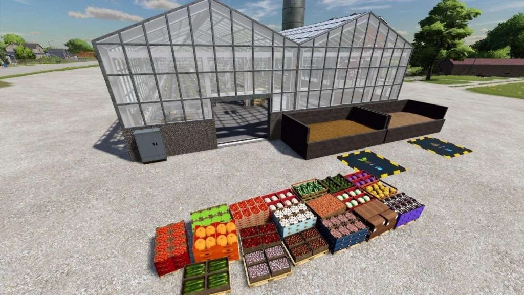 Industrial Greenhouse v3.1.1.0 - FS25 / FS22 Mod