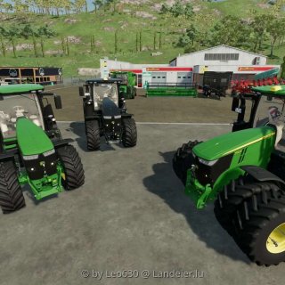 John Deere 7R interactiveControl v1.0.0.0 - FS25 / FS22 Mod