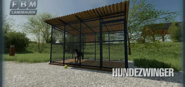 Landbauer Dog Cage Mods | FS22 Mods | Farming Simulator 22 Mods