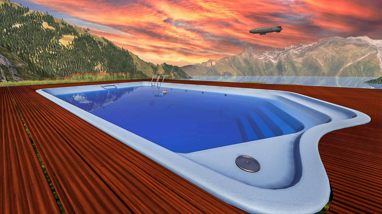 Pool Deck V1.0.0.0 - FS25 / FS22 Mod