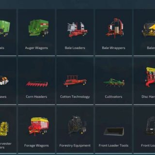 Shop Categories Sorted v1.0.0.0 - FS25 / FS22 Mod