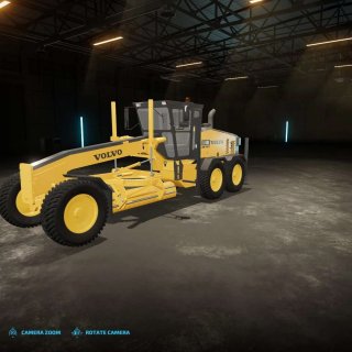 Volvo G740B-Volvo G740-Champion 740A Grader Pack v1.0.0.0 - FS25 / FS22 Mod