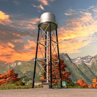 Water Tower V1.0.0.0 - FS25 / FS22 Mod