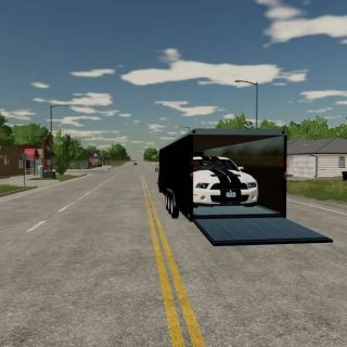 30FT Enclosed Trailer v1.0.0.0 - FS25 / FS22 Mod