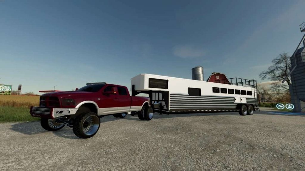 Custom Horse Trailer v1.0.0.0 - FS25 / FS22 Mod
