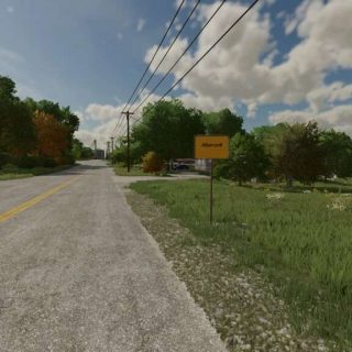 Customizable Town Sign v1.0.0.0 - FS25 / FS22 Mod