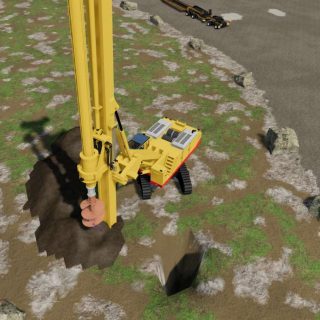 Drilling Rig Liebherr LB28 V1.0.0.0 - FS25 / FS22 Mod