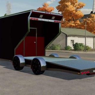 EXP22 Race Car Trailer v1.0.0.0 - FS25 / FS22 Mod