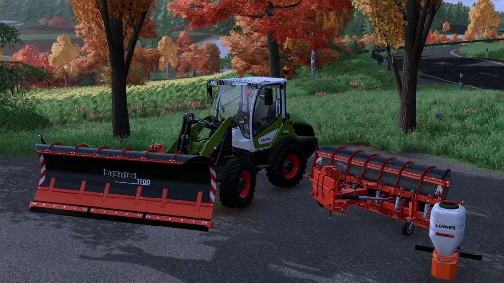 Front loader snow plow Bema 1100 v1.0.0.0 - FS25 / FS22 Mod