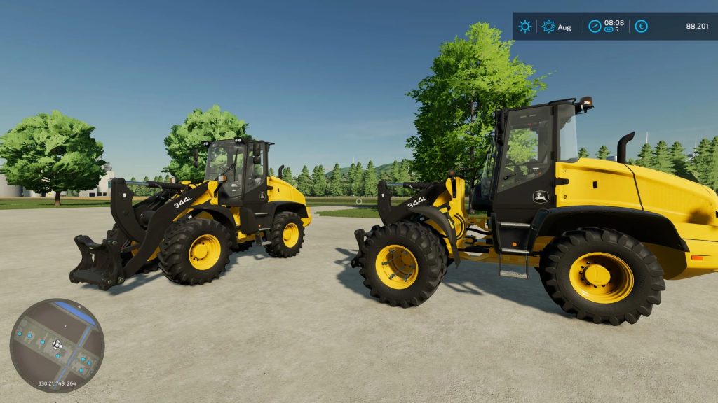 John Deere 344L With Strobes v1.0.0.0 - FS25 / FS22 Mod