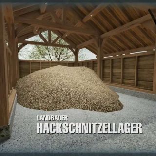 Landbauer Woodchips Storage v1.0.0.0 - FS25 / FS22 Mod