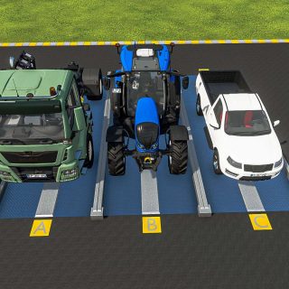 Pit Mechanical Parking V1.0.0.0 - FS25 / FS22 Mod