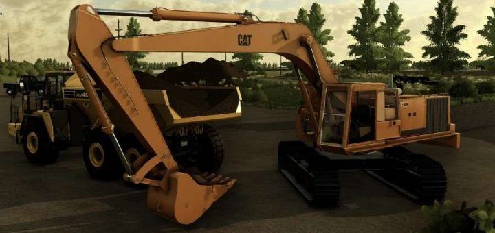 Farming Simulator 22 Forklifts, Excavators mods | FS22 Excavators