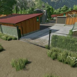 Chain Link Fence With Gates v1.0.0.0 - FS25 / FS22 Mod