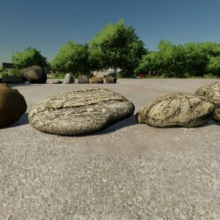 Dynamic Crushable Rocks v1.0.0.0 - FS25 / FS22 Mod