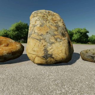 Dynamic Crushable Rocks v1.0.0.0 - FS25 / FS22 Mod
