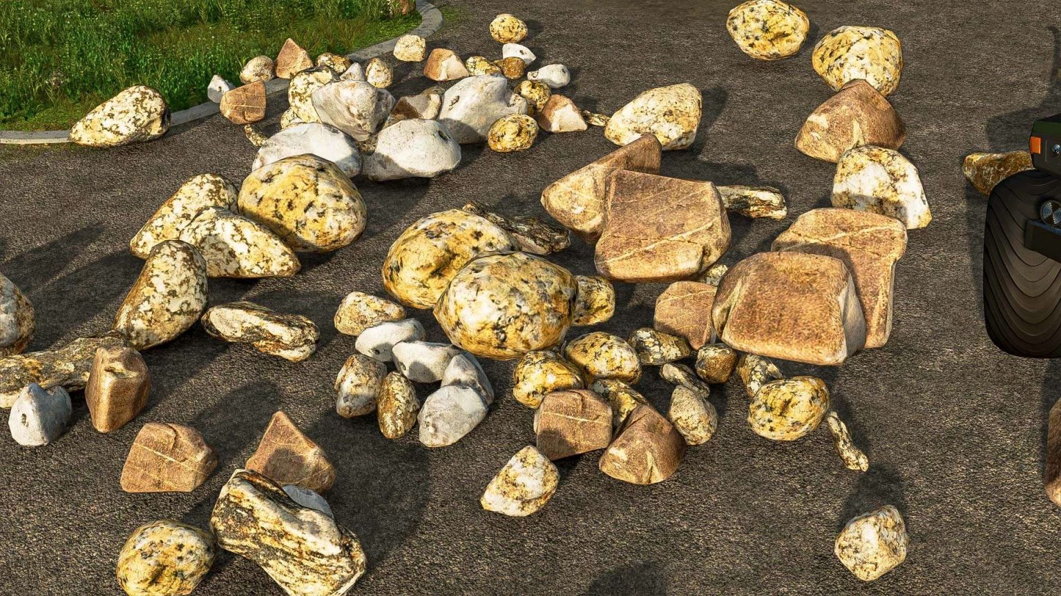 Dynamic Rocks V1.0.0.0 - FS25 / FS22 Mod