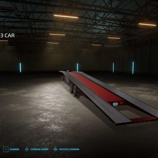 EXP22 Airbagged 3 Car Trailer v1.0.0.0 - FS25 / FS22 Mod