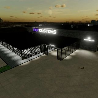EXP22 EXP Customs Shop v1.0.0.0 - FS25 / FS22 Mod