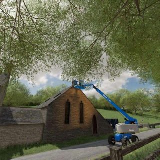 Genie S-60 Telescopic boom lift v1.0.0.0 - FS25 / FS22 Mod