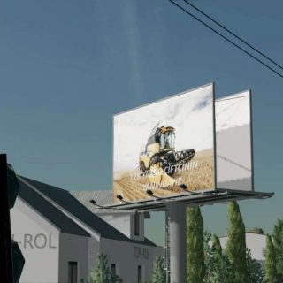 Large Billboard BETA v1.0.0.0 - FS25 / FS22 Mod