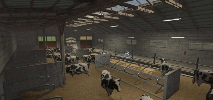 Modern Cow Barn Mods | FS22 Mods | Farming Simulator 22 Mods