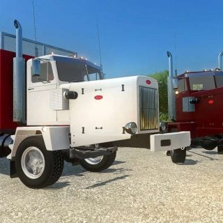 Peterbilt 346 Flatbed/AR Truck v1.0.0.0 - FS25 / FS22 Mod