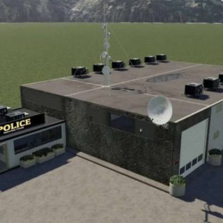 Police Station with jail v1.0.0.0 - FS25 / FS22 Mod