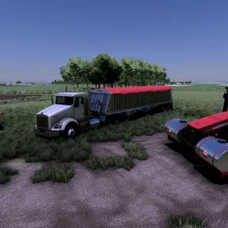 Dakota Hopper Bottom 38FT v1.0.0.0 - FS25 / FS22 Mod