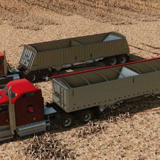 Dakota Hopper Bottom 38FT v1.0.0.0 - FS25 / FS22 Mod