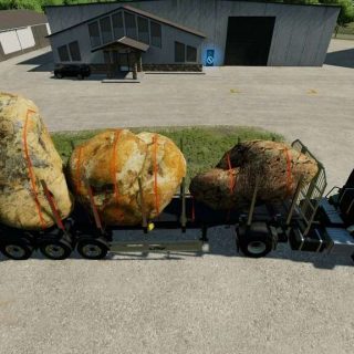 Dynamic Crushable Rocks Pack v1.0.0.0 - FS25 / FS22 Mod