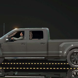 Ford F450 CrewCab Platinum DRW 2020 v1.0.0.0 - FS25 / FS22 Mod