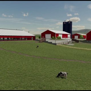 Green Valley Nebraska 4X Map V2.1.0.0 - FS25 / FS22 Mod