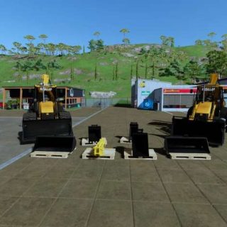 JCB Pack cx3/cx4 v1.0.0.0 - FS25 / FS22 Mod
