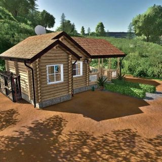Log House v1.0.0.0 - FS25 / FS22 Mod