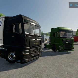 MAN TGX 2020 + Swap bodies Addon v1.0.0.0 - FS25 / FS22 Mod