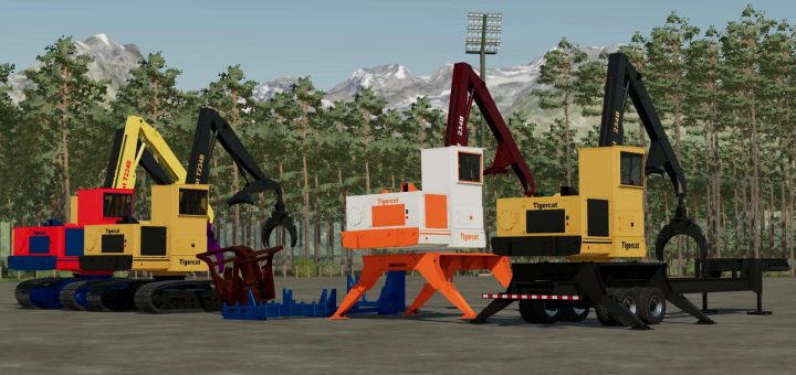 Farming Simulator 22 Forklifts, Excavators mods | FS22 Excavators