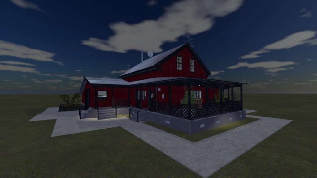 American Canadian FarmHouse v1.3.0.0 - FS25 / FS22 Mod