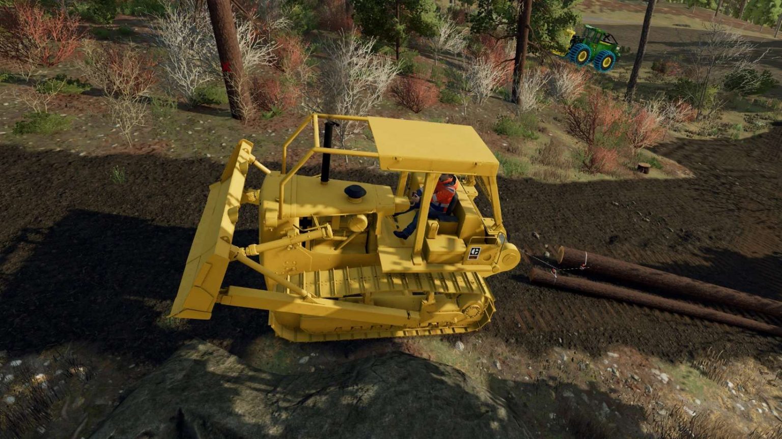 CAT D7 Bulldozer v1.0.0.0 - FS25 / FS22 Mod