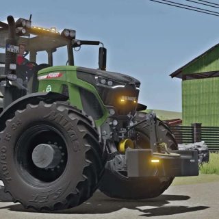 Fendt 1250kg Weight with strobes v1.0.0.0 - FS25 / FS22 Mod