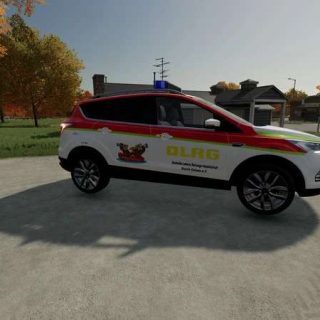 Ford Kuga Mk2f 2016 DLRG FIRST RESPONDER v1.0.0.0 - FS25 / FS22 Mod