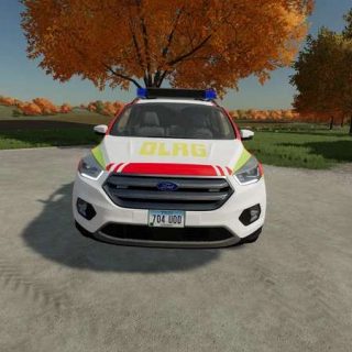 Ford Kuga Mk2f 2016 DLRG FIRST RESPONDER v1.0.0.0 - FS25 / FS22 Mod