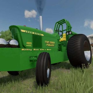 John Deere 4020 Pulling Tractor v1.0.0.0 - FS25 / FS22 Mod