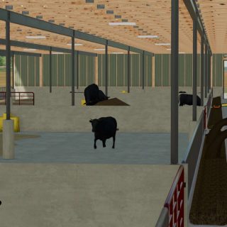 LAC BTO Freestall Monoslope v1.0.0.0 - FS25 / FS22 Mod